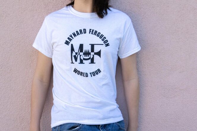 White World Tour Logo Tee – Maynard Ferguson